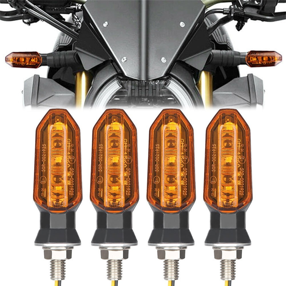 Indicator Blinker Turn Signal Lights Amber Led Universal Yellow Lens ...