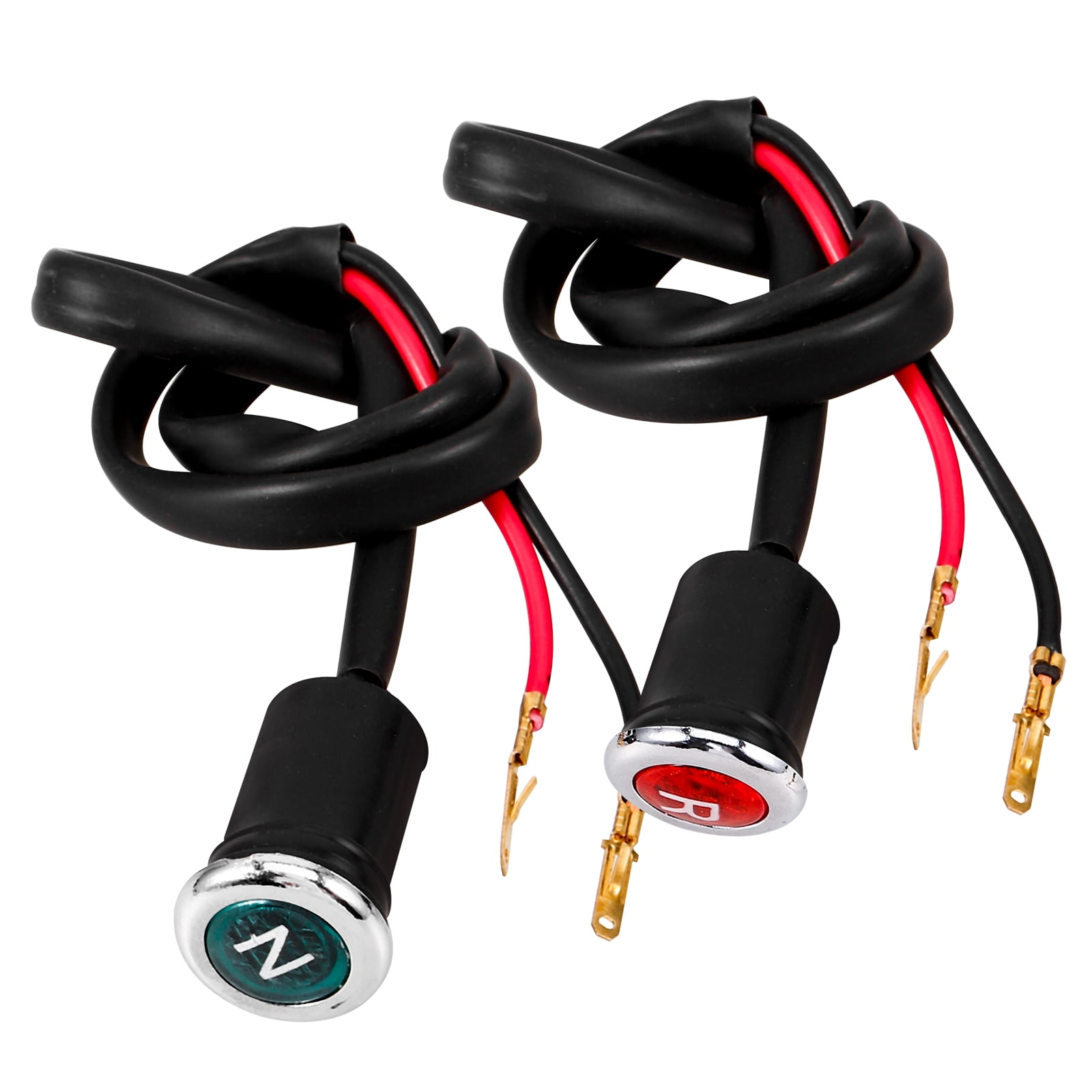 1 Pair Motorcycle Neutral Light Indicator Gear Shifter Light - Walmart.com