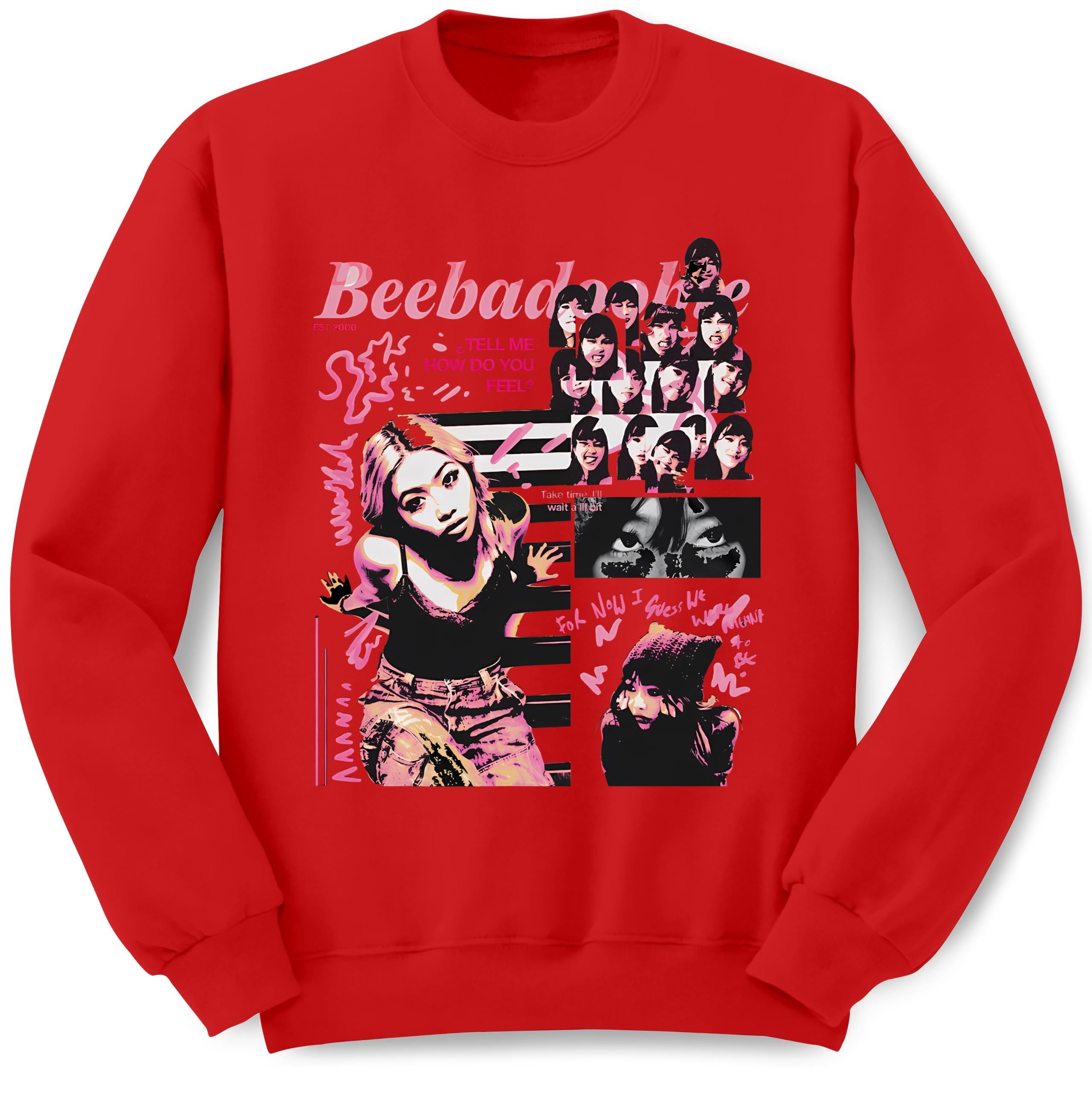 Indie Artist Inspired Graphic Sweatshirt, Album Tour Tee - Walmart.com