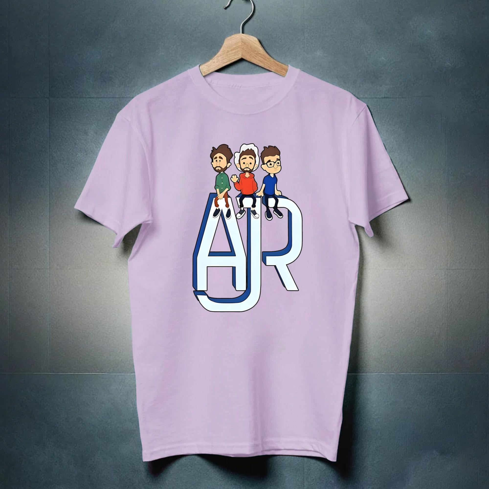 Indie Pop Band Graphic Shirt, The Click Album Style Tee, Chibi Music ...