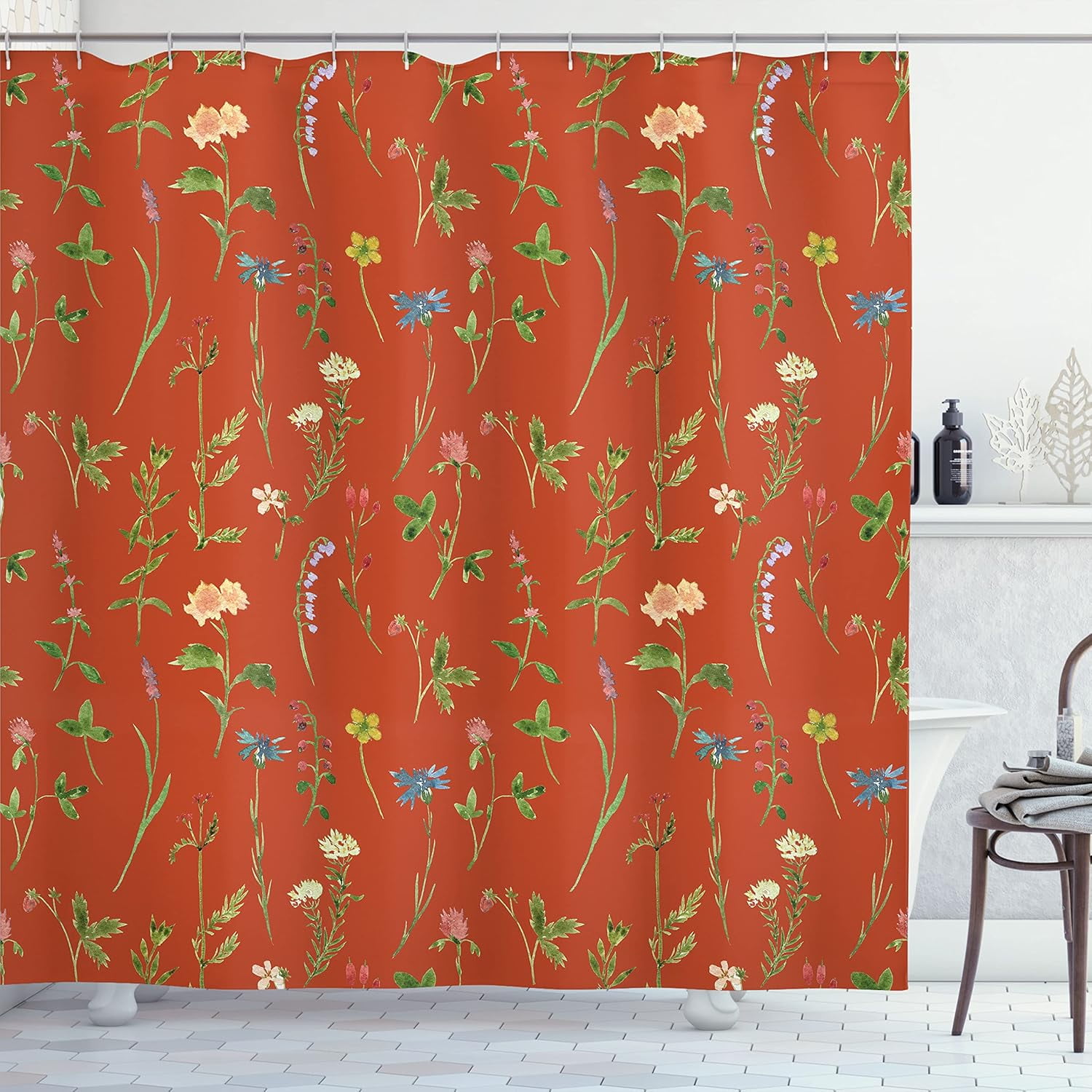 Indie Shower Curtain, Dream Big Work Hard Typography Design with Galaxy ...