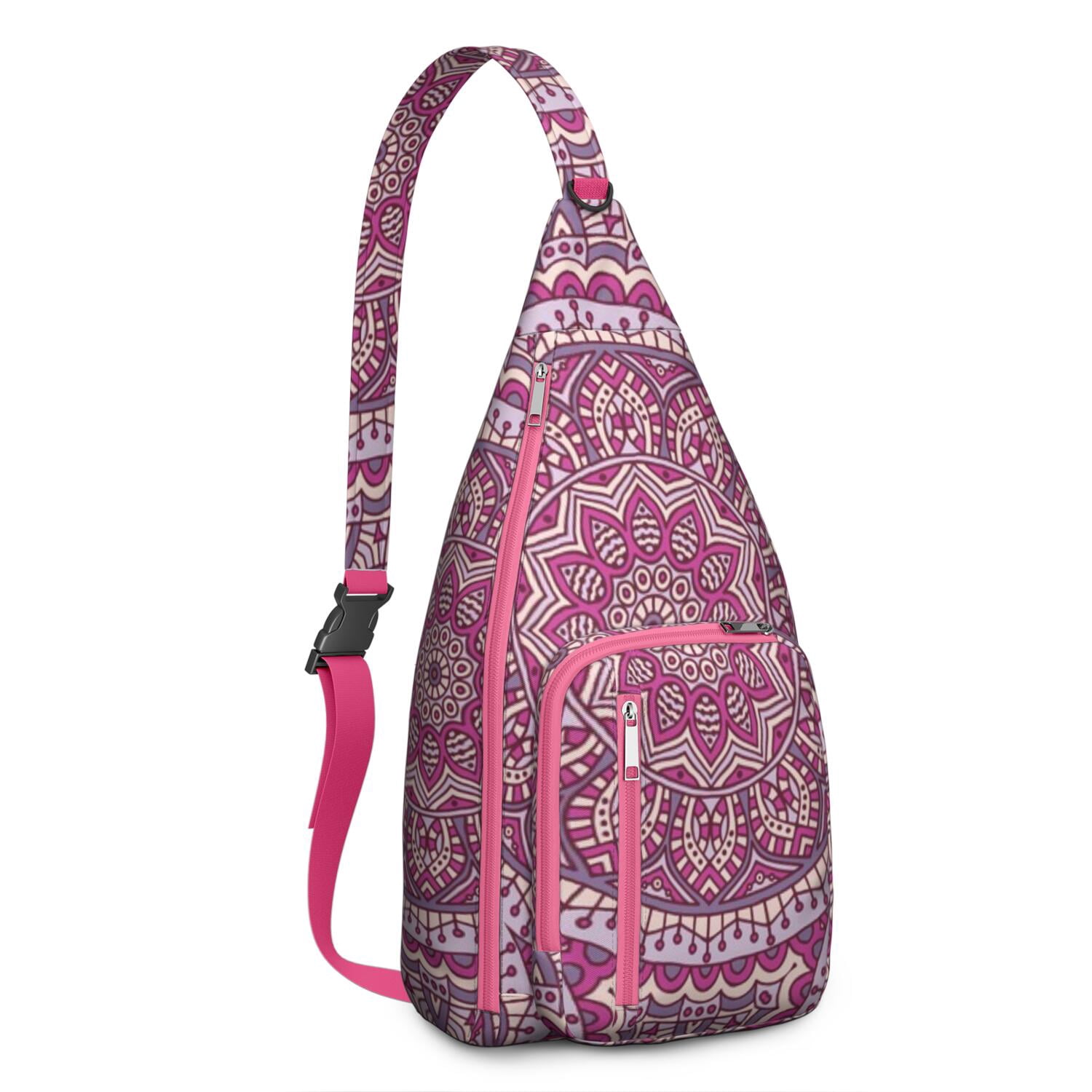 Indie Style Mandala Backpack Adjustable One Strap Sling Bag Modern ...