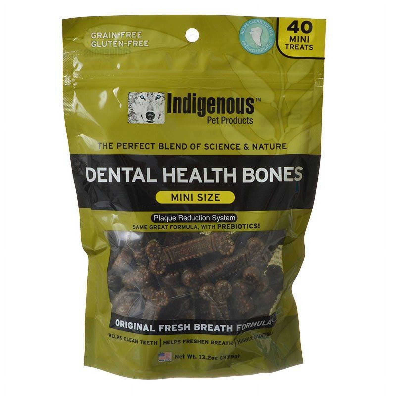 Indigenous Dental Health Bones - Original Fresh Breath Formula [Dog ...
