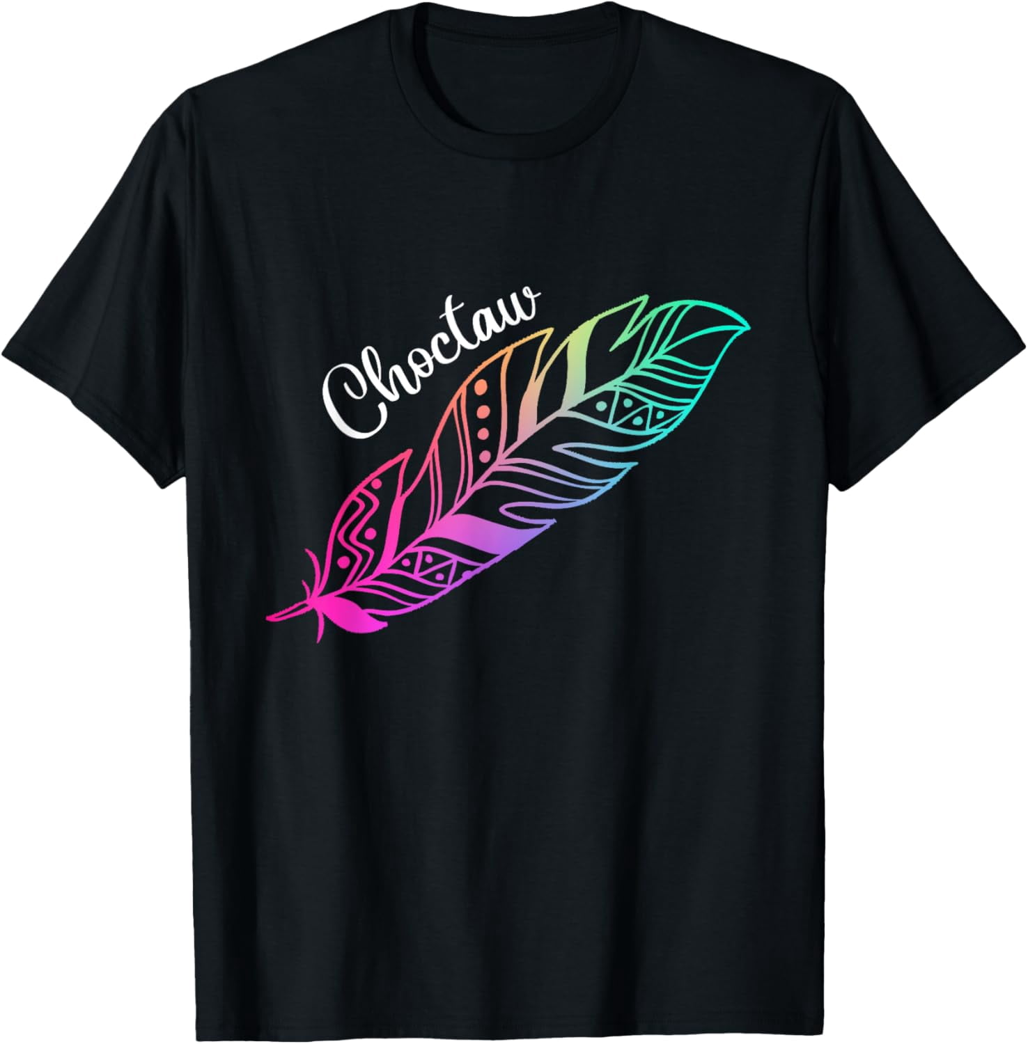 Indigenous Feather Tee Native American Choctaw Tribe T-Shirt - Walmart.com