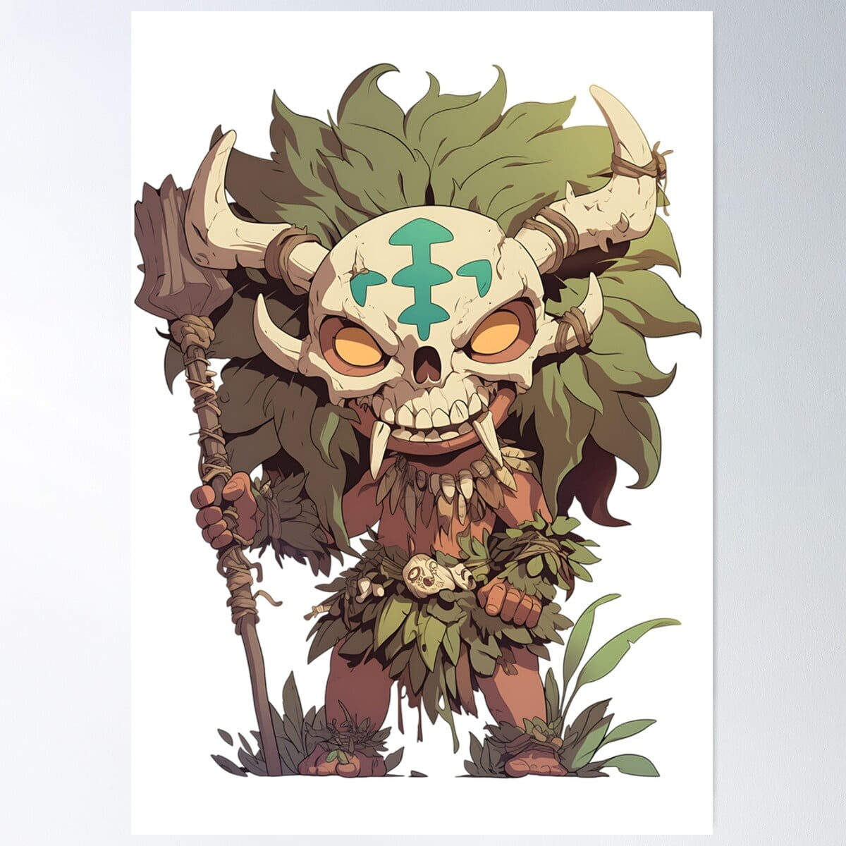 Indigenous Folklore Art: Native American Skinwalker Poster Wall Art ...