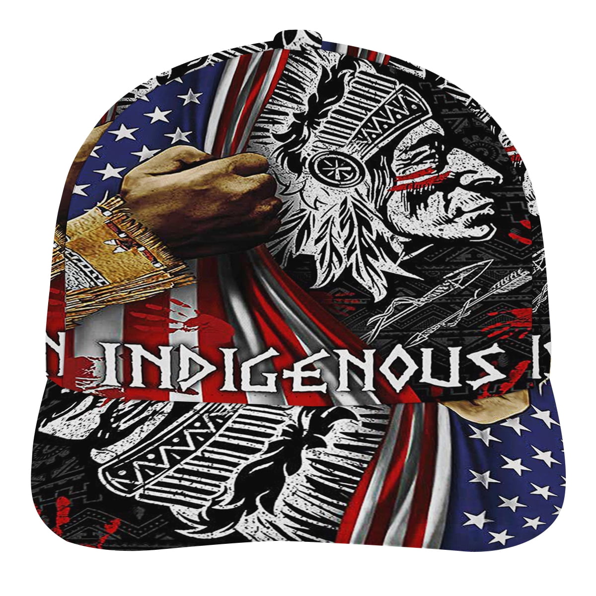 Indigenous Native American flag baseball cap hat - Walmart.com