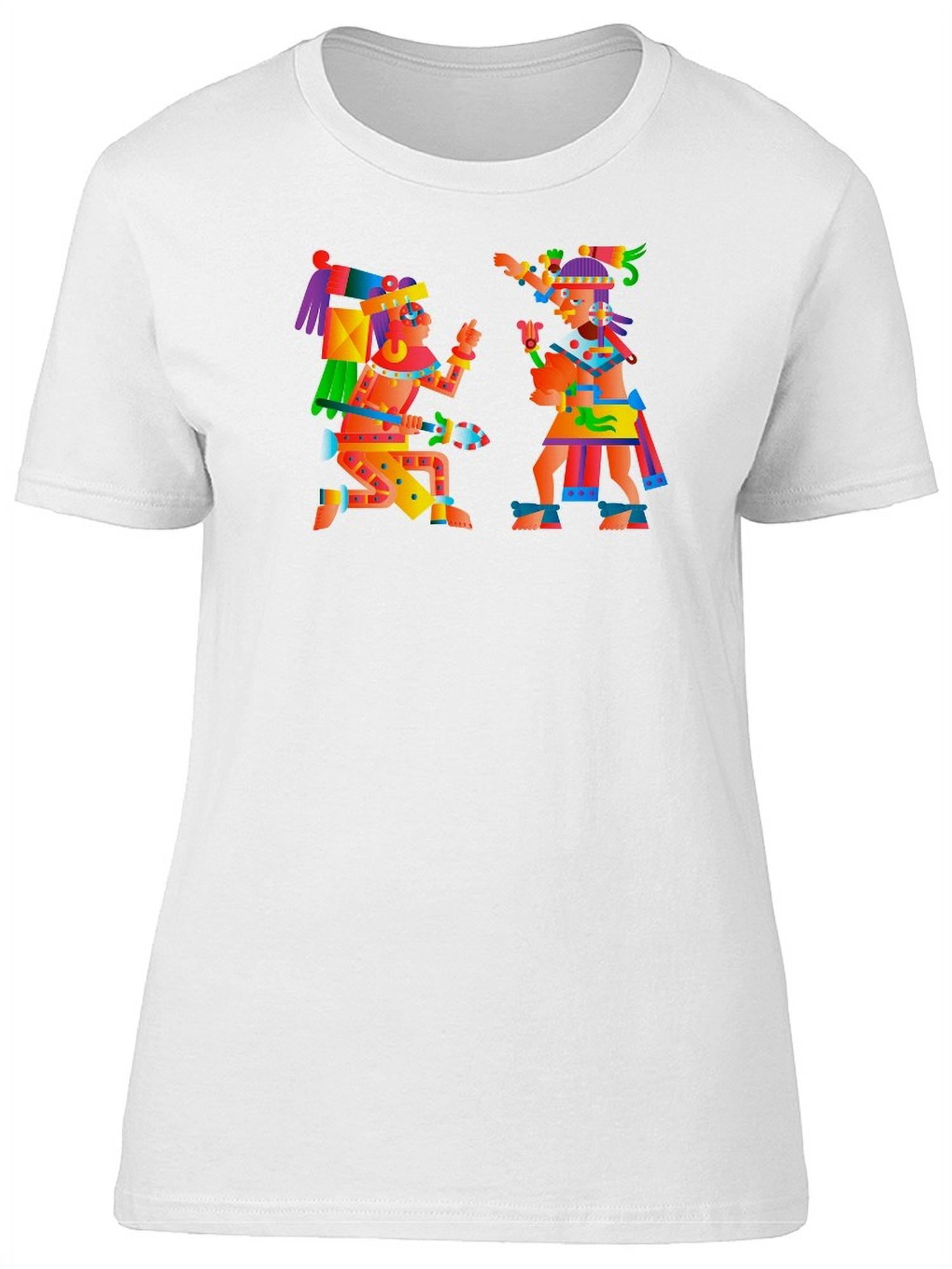 Indigenous Native Aztec Design T-Shirt Women -Image by Shutterstock ...