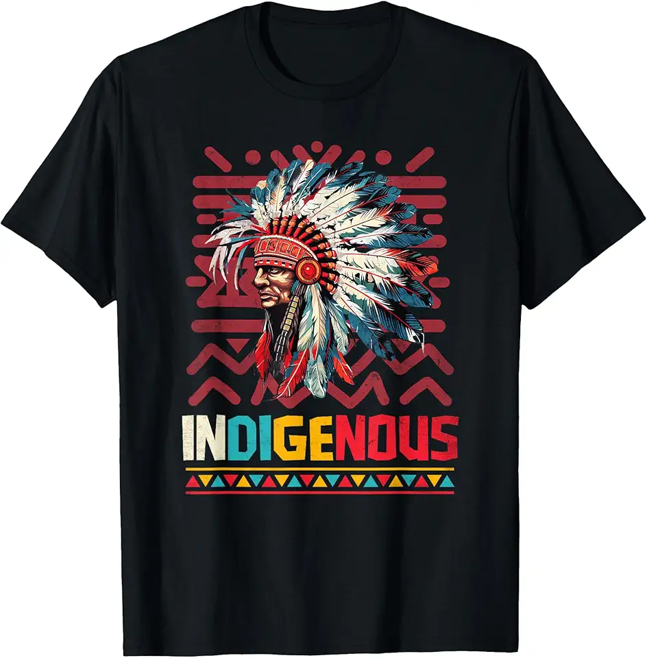 Indigenous Peoples Day Native American Indian Heritage T-Shirt ...