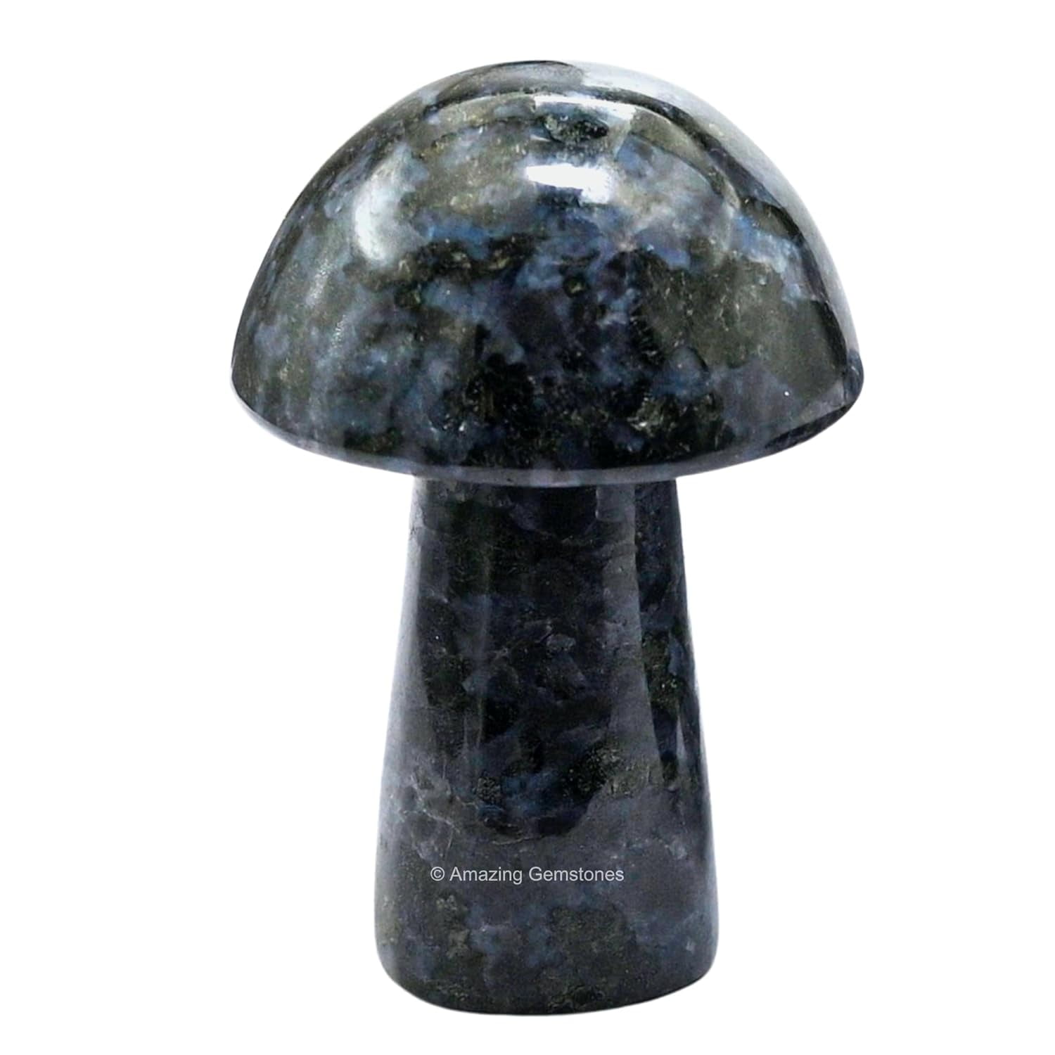 Indigo Gabbro Crystal Mushroom Decor - Walmart.com