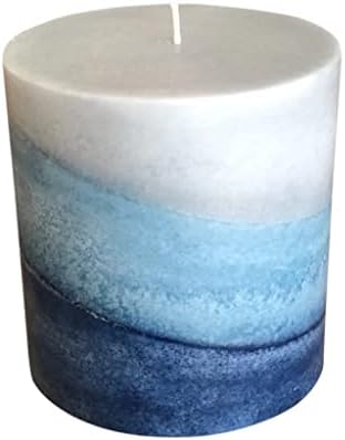 Indigo Mist Handmade Pillar Candles (4x4) - Walmart.com