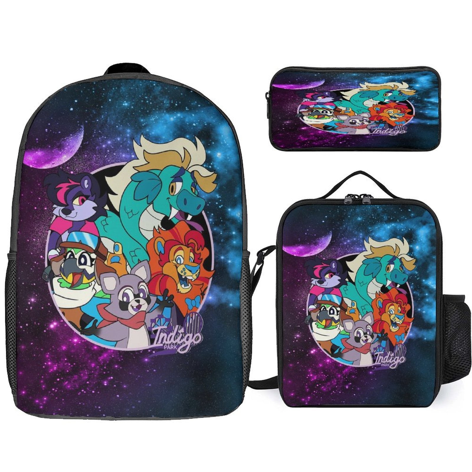 Indigo Park Backpacks Set Light Weight Backpack Bookbag 3 Pice With ...