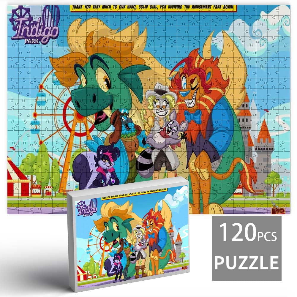 Indigo Park Puzzles for Adults 120 Pieces Jigsaw Challenging Game ...