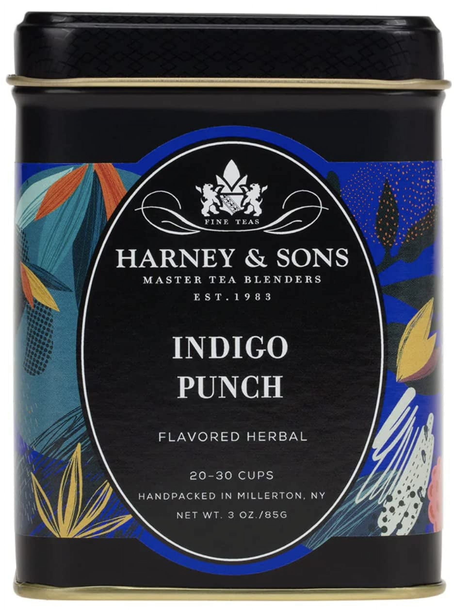 Indigo Punch | 3 Oz Loose Leaf Tea W/ Butterfly Pea Flower With Rose ...