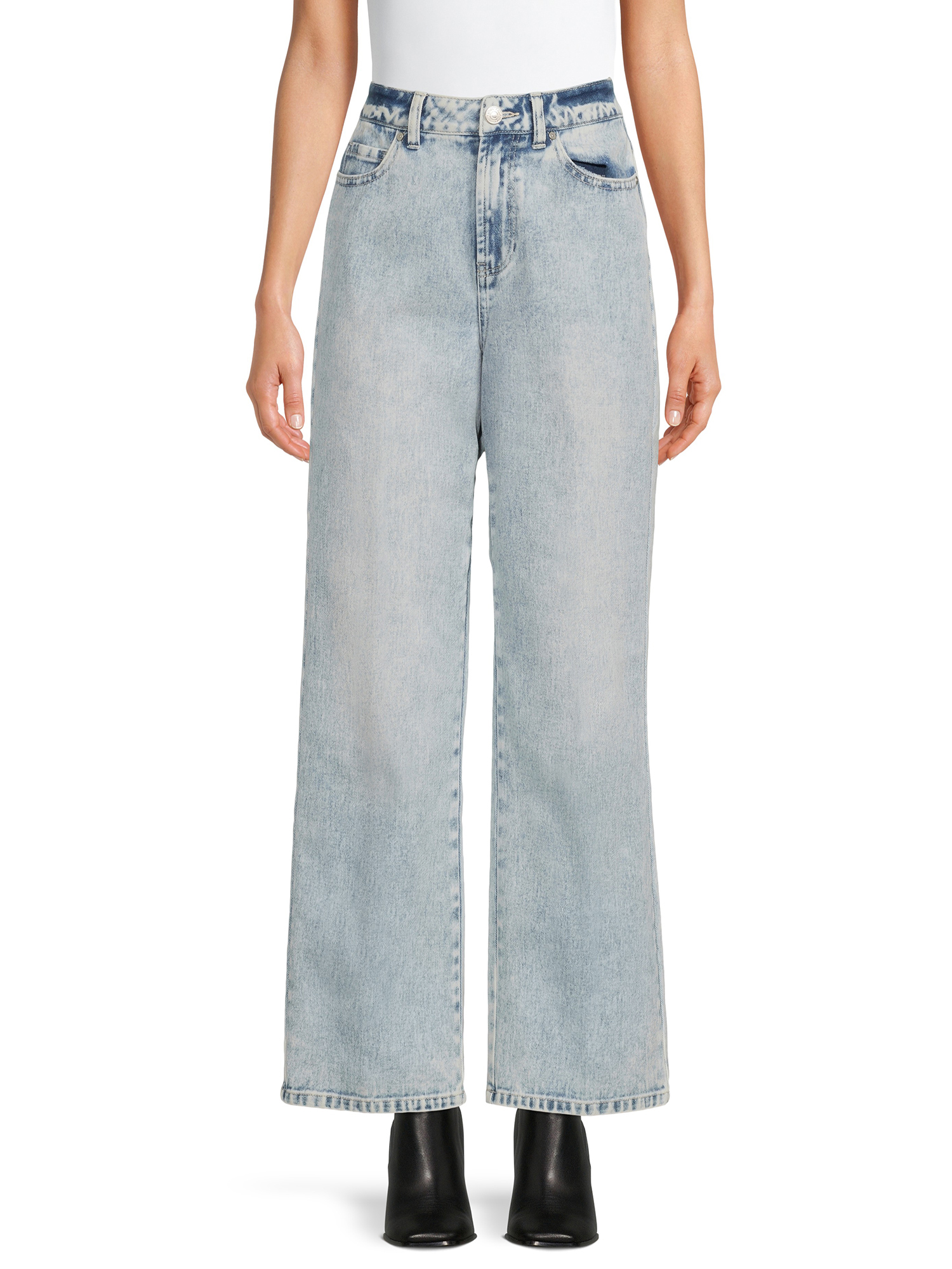 No Boundaries Juniors' 3-Button Corset Jeans - Walmart.com