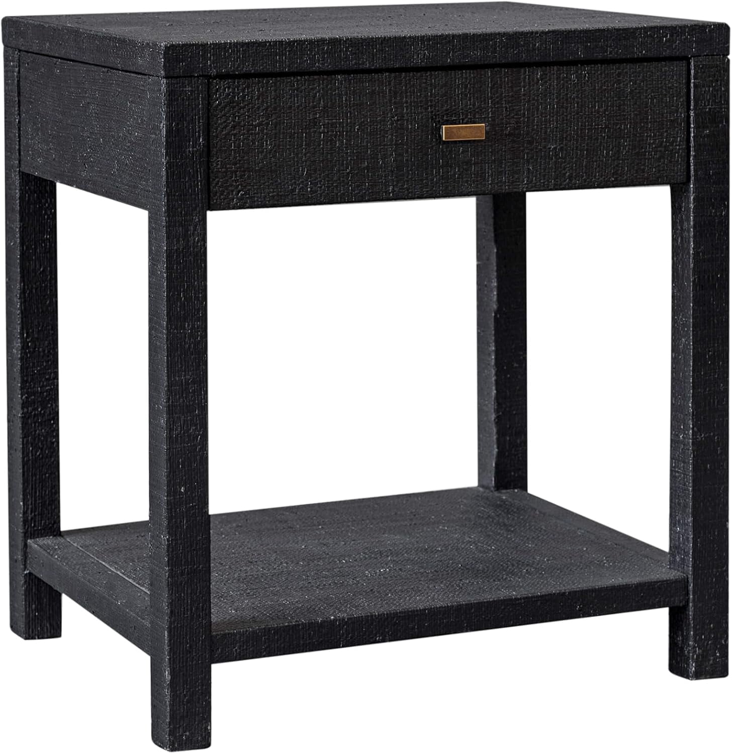 Indigo Road by Egypt Sherrod Gia Black Bedside Table with Drawer & Open ...