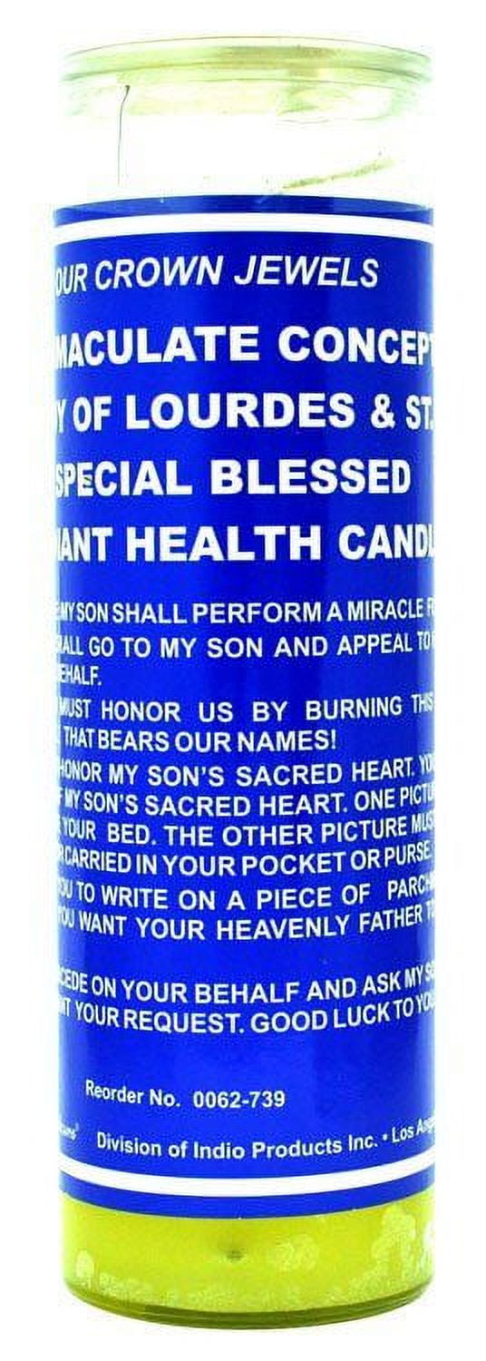 Indio Products 7 Sisters of New Orleans 7 Day Glass Dressed Candle ...