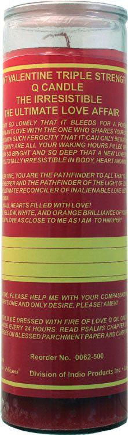 Indio Products 7 Sisters of New Orleans 7 Day Glass Dressed Candle ...