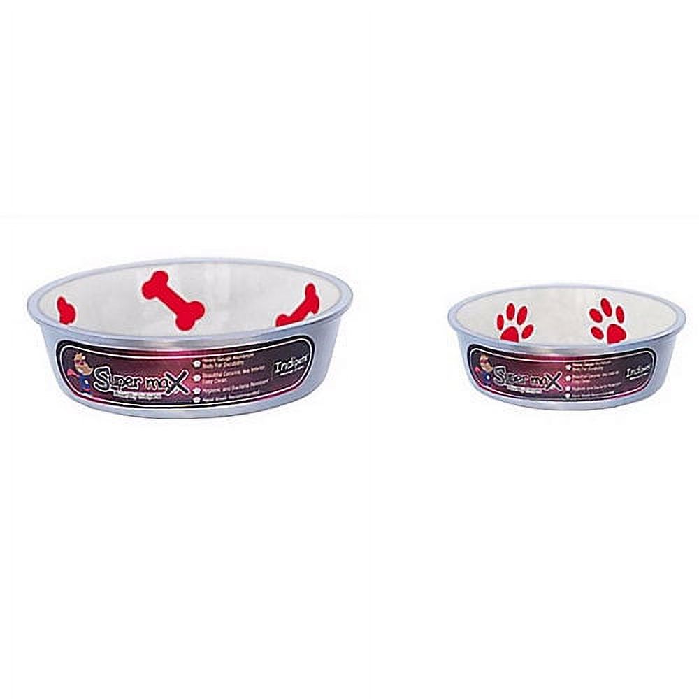 Indipets Super-Max Aluminum Pet Bowl Xsmall Ivory - Walmart.com