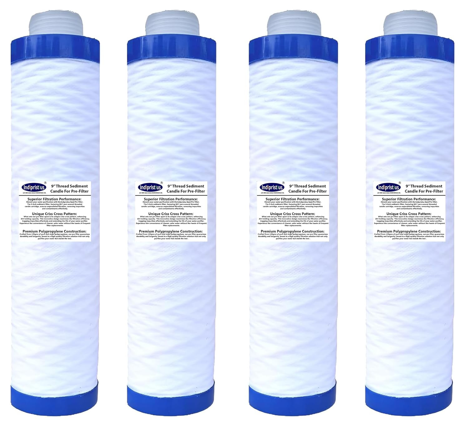 Indipristius Pre Filter for Water Purifier 9 inch Sediment Filter ...