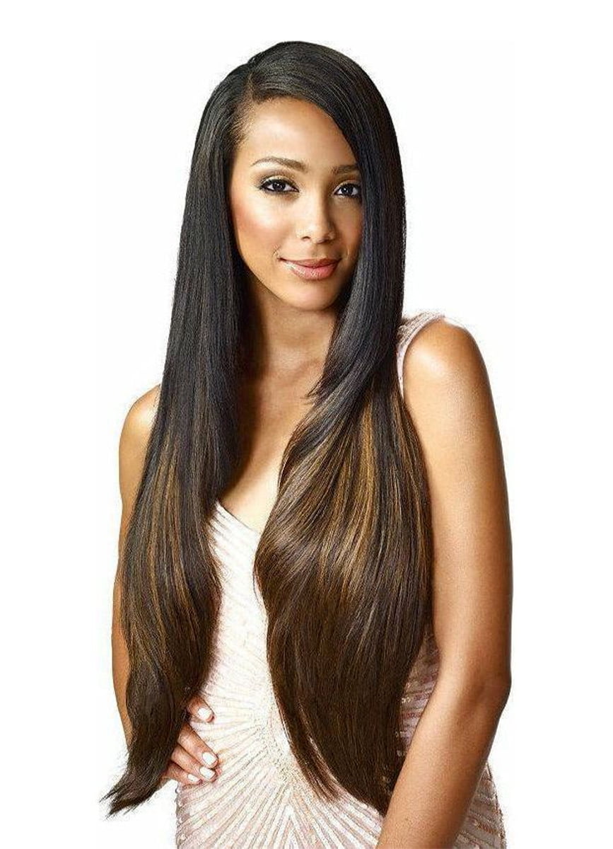 Indiremi Natural Yaky Expert-Select Human Hair By Bobbi Boss RNYW / 1 - Jet Black / 10 INCH ...