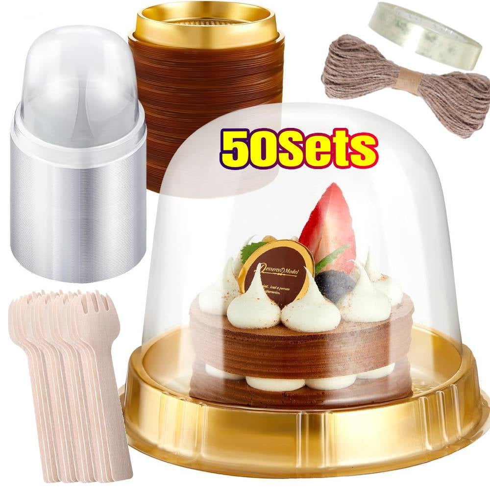 Individual Cupcake Boxes Clear Plastic Cupcake Containers Disposable ...