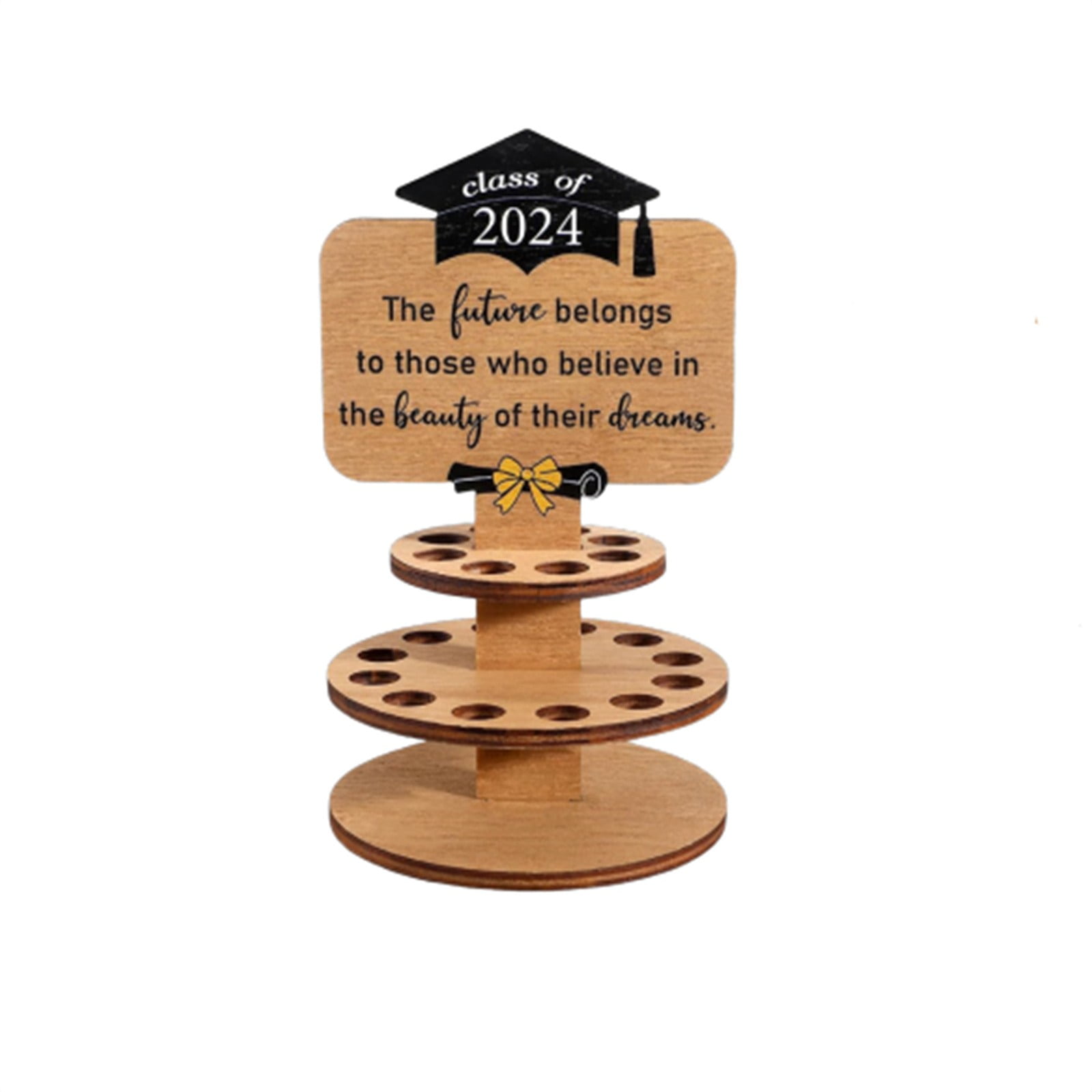Individual Decorations For Living Room&2024 2024 Wooden Graduation ...