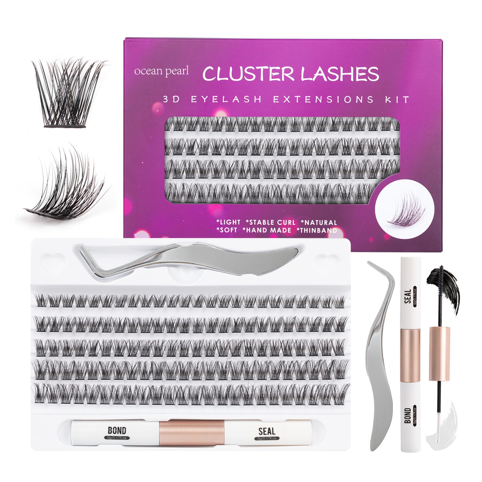 Individual Lashes 120 Cluster SSF20 Lashes DIY Eyelash Extension Thin ...