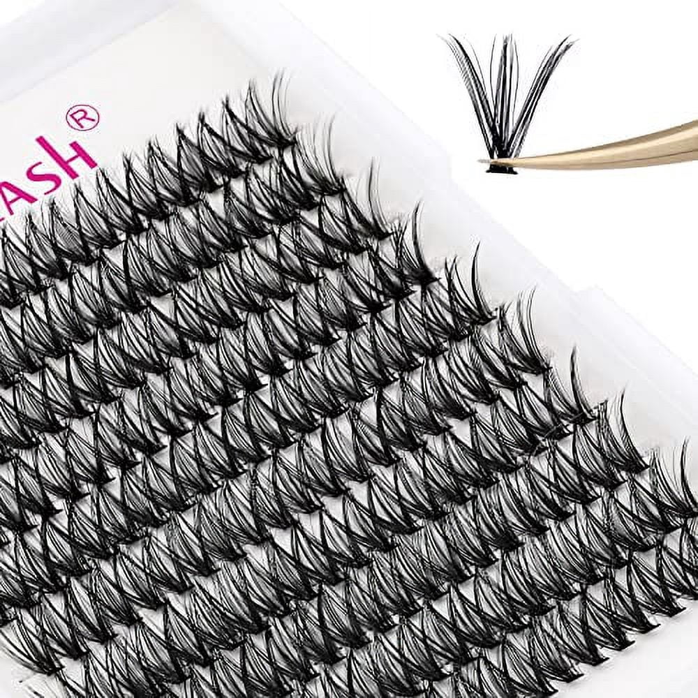 Individual Lashes 18mm Cluster Lashes Large Tray DIY Lash Extension D ...