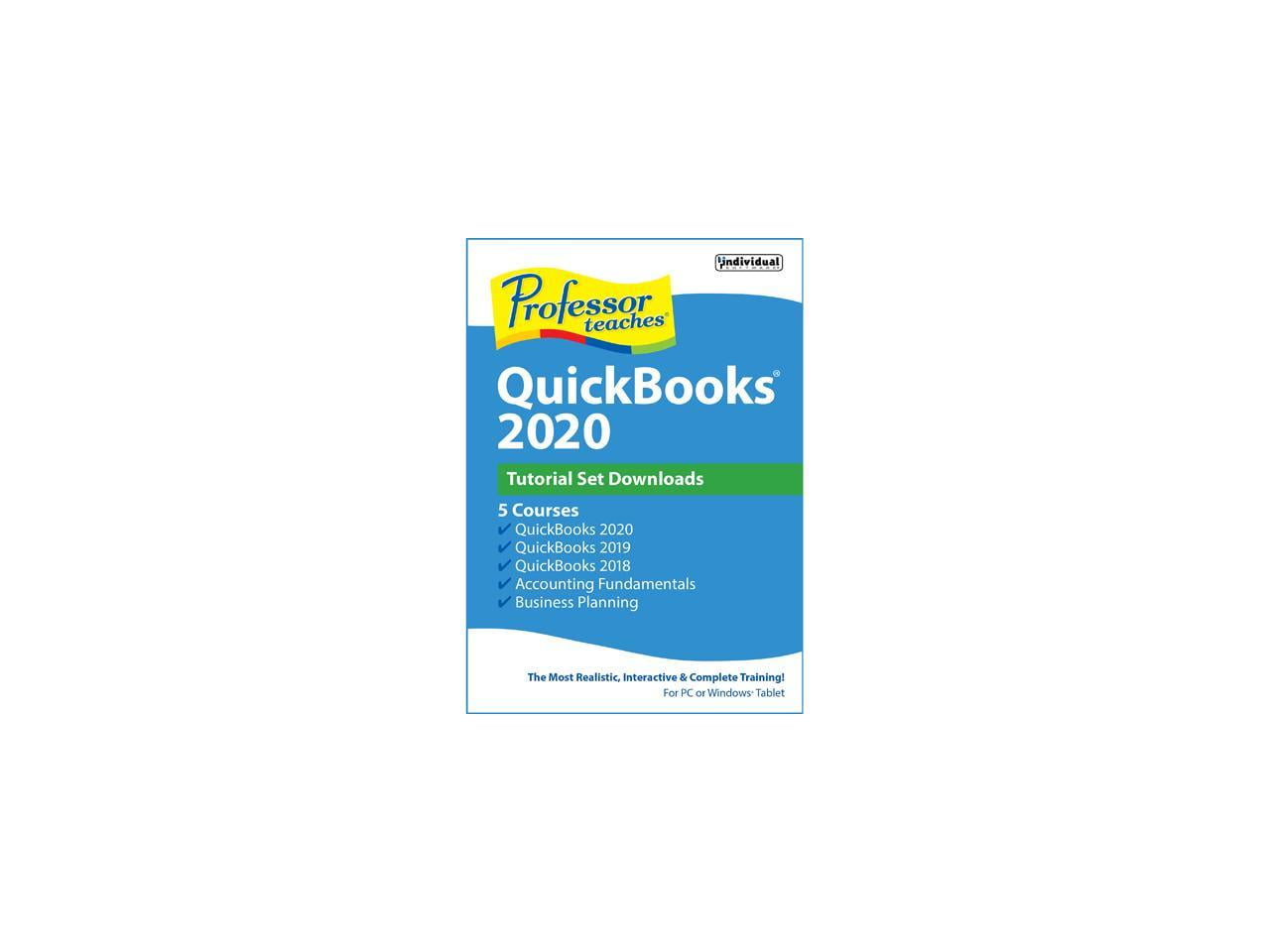 Individual Software Professor Teaches QuickBooks 2020 - Walmart.com