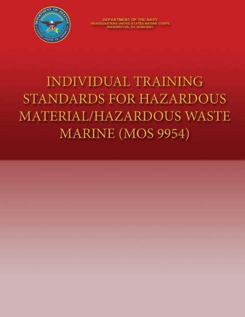 Individual Training Standards for Hazardous Material/Hazardous Waste ...