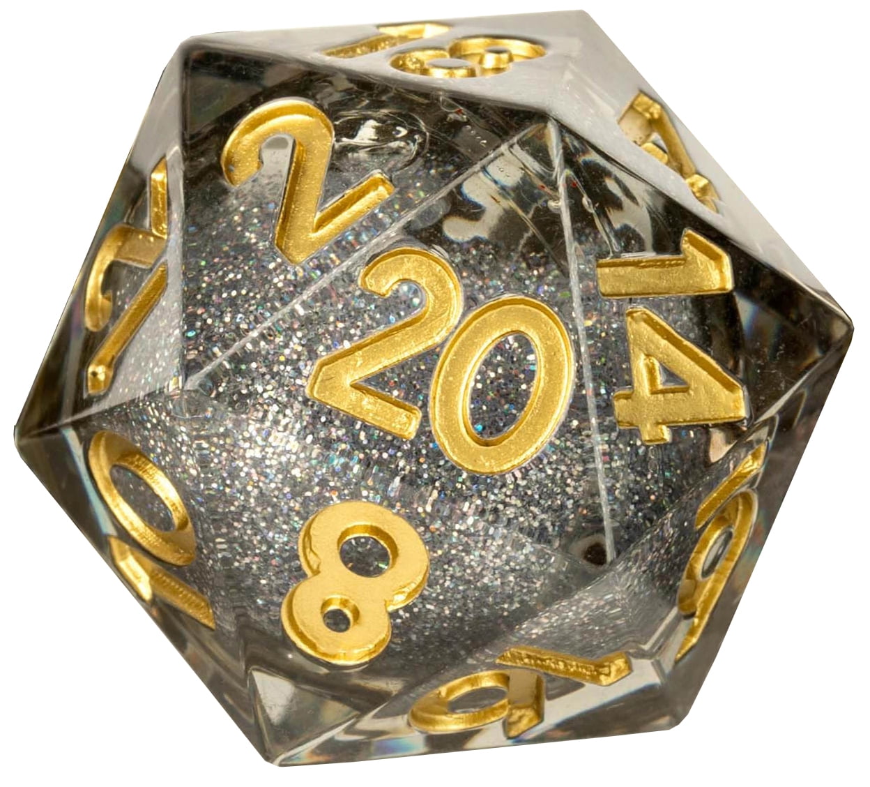 Individual d20 Elixir Liquid Core Dice: Vanishing Oil - Walmart.com