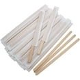Individually Paper Wrapped Wooden Coffee Stirrers 7 Inch Pack 500 ...