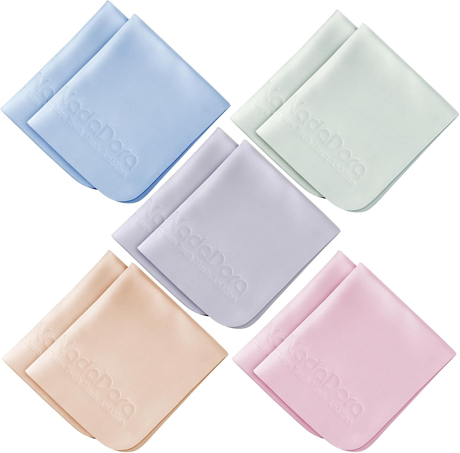 Individually Wrapped Assorted Color Premium Microfiber Glasses Cleaning ...