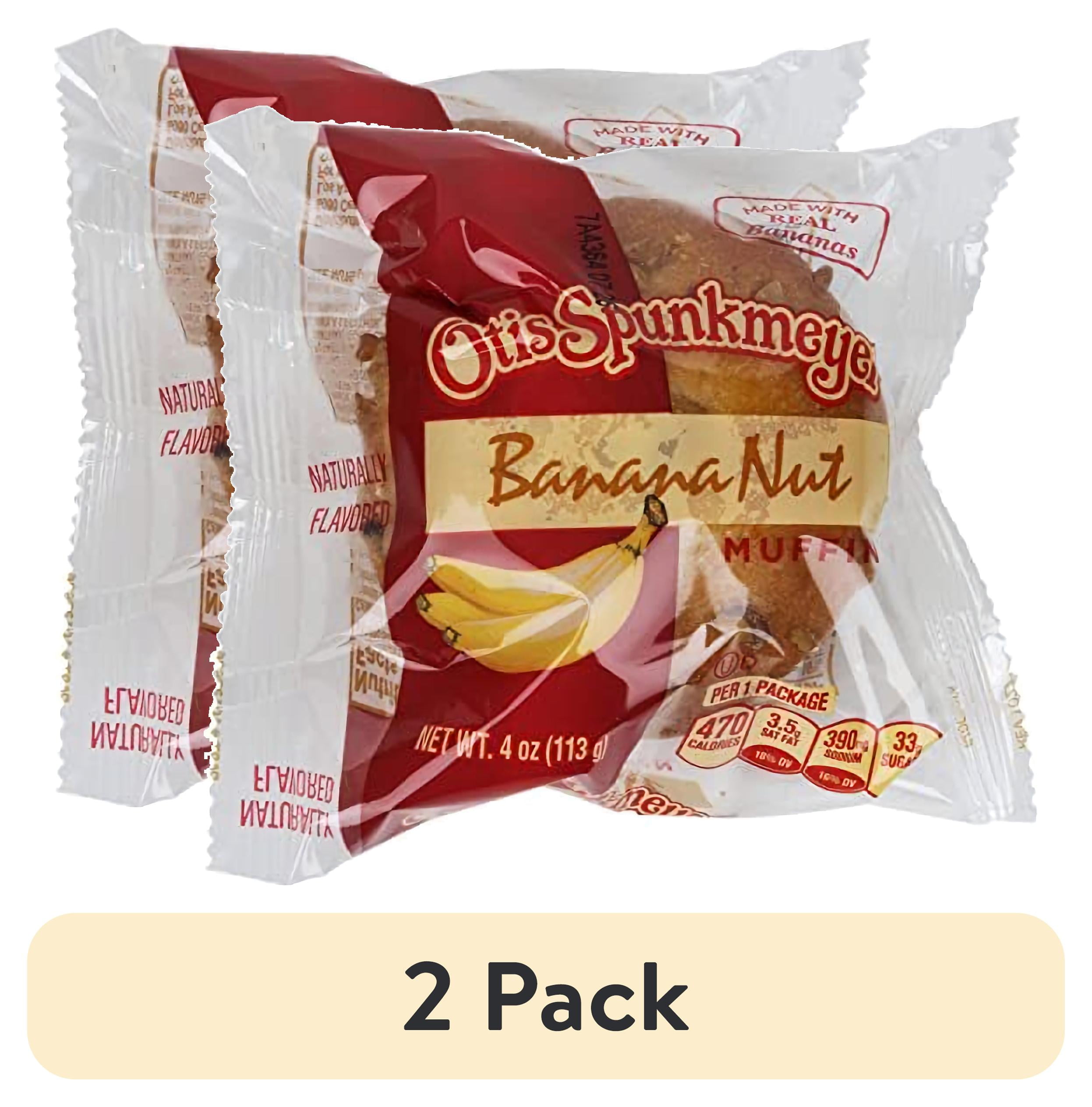 (2 pack) Individually Wrapped Banana Nut Muffins by Otis Spunkmeyer | 4 ...