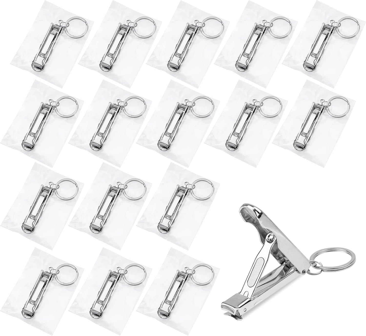 Individually Wrapped Nail Clippers Stainless Steel Fingernail Clippers ...