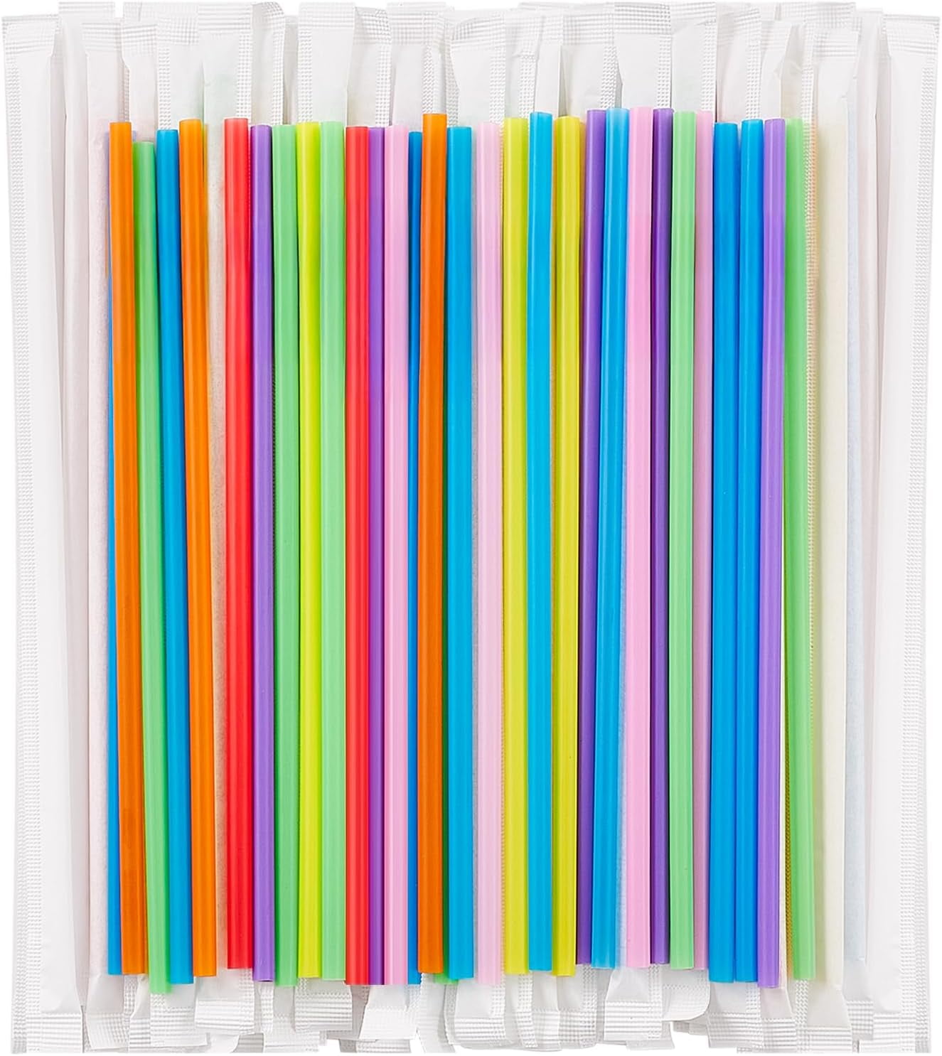 Individually Wrapped Plastic Straws, Disposable Drinking Straws ...