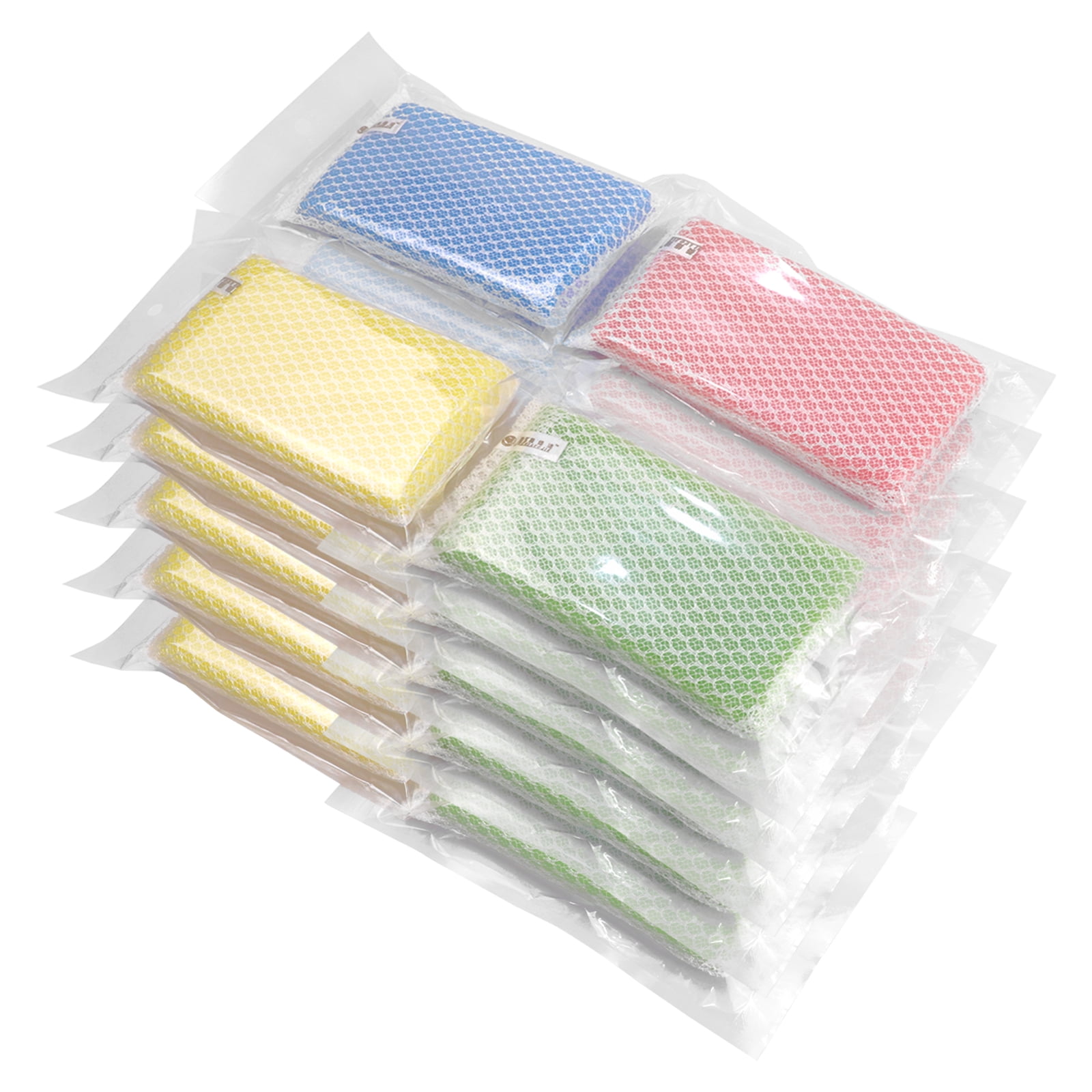 Individually Wrapped Sponges Kitchen Cleaning Sponges Bulk, Dishwashing ...