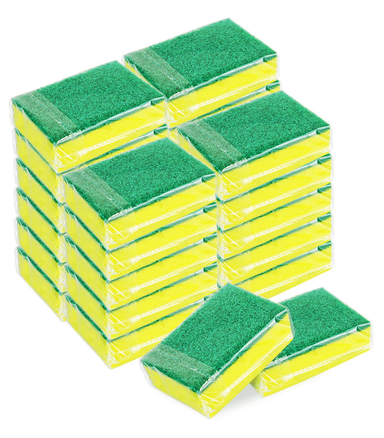 Reusable Non-Scratching Dish Sponges, Odor-Free Scouring Pad ...