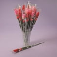 Artificial Assorted Red and Pink Long Stem Roses with Hearts ...