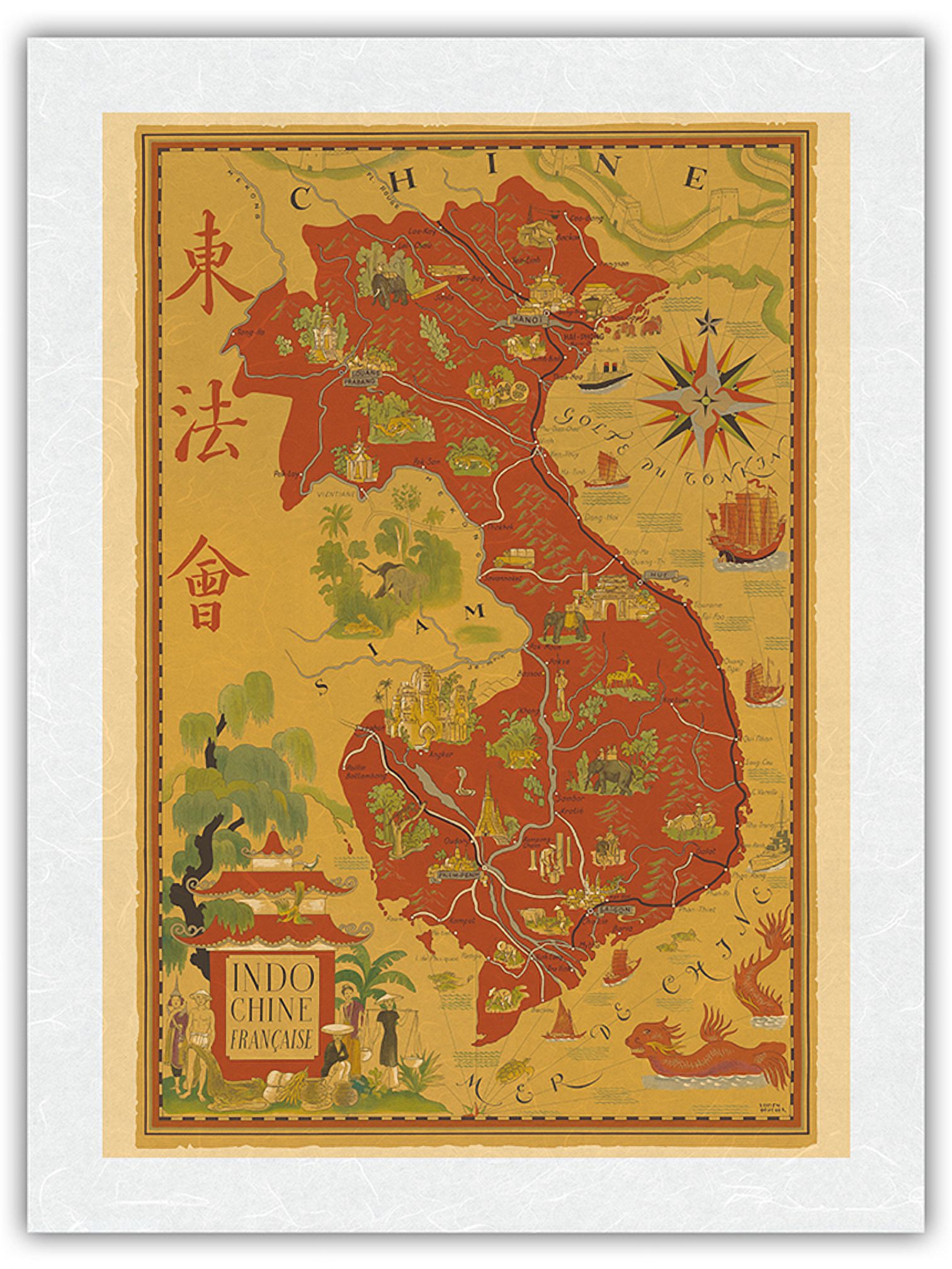 Indochine Française - French Indochina - Vietnam Cambodia Laos ...