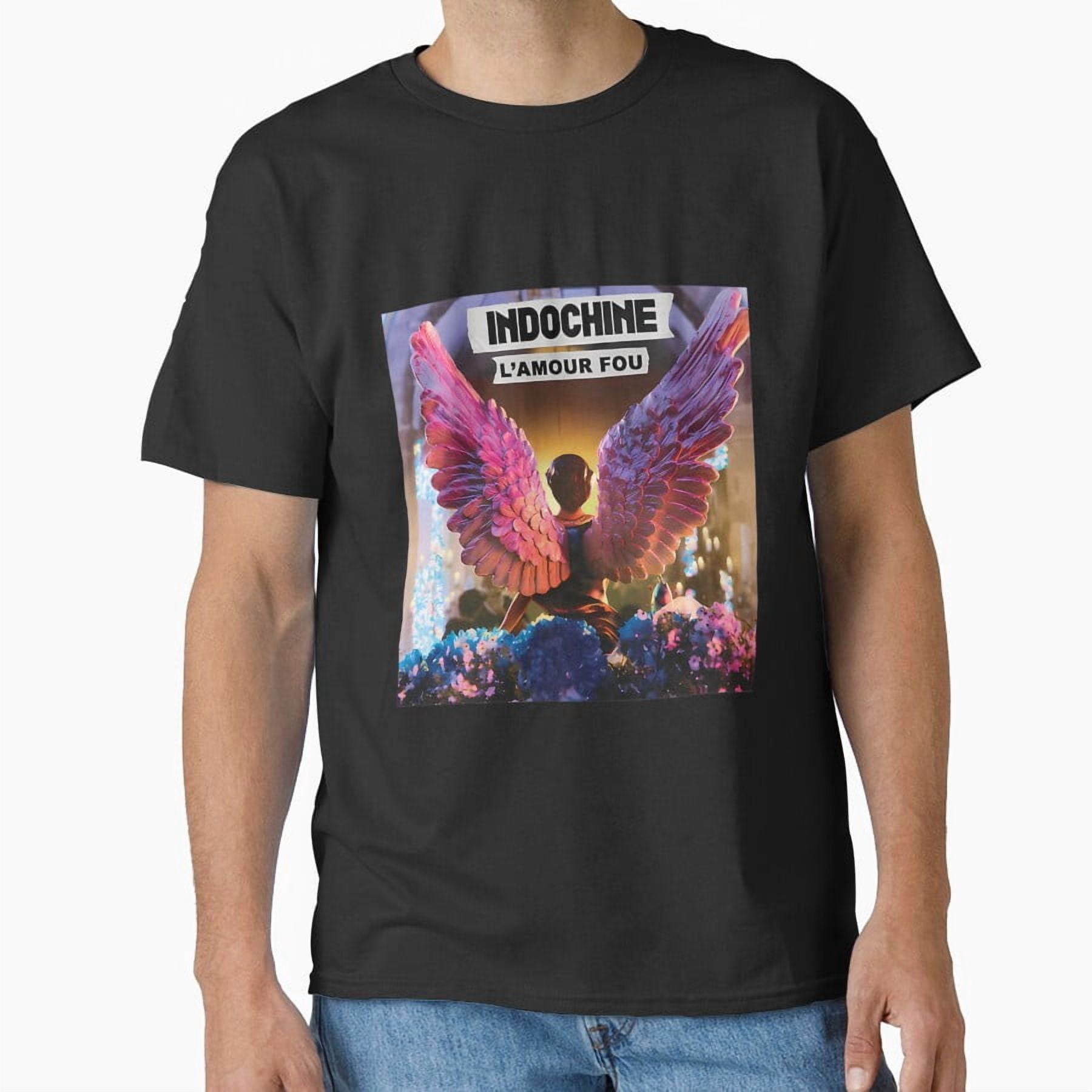 Indochine Lamour Fou Tour French Band T-Shirt - Walmart.com
