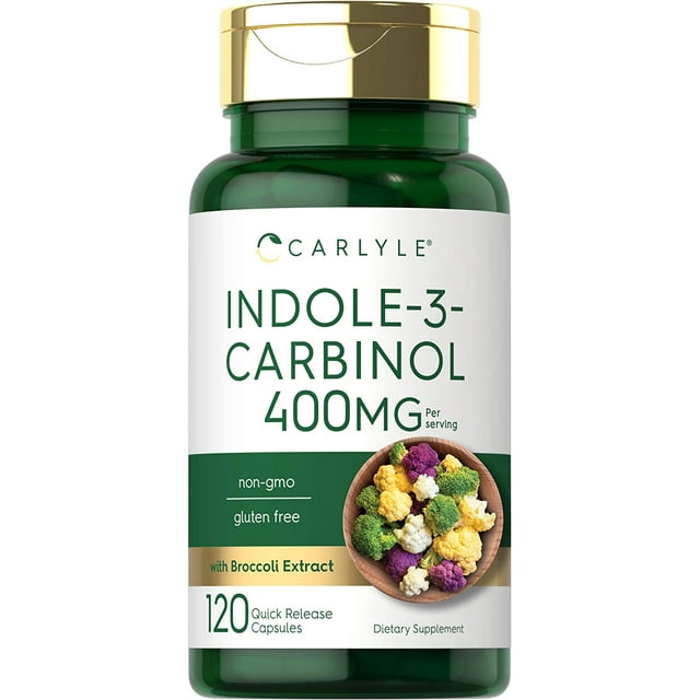Carlyle Indole-3-Carbinol (I3C) 400mg Pills Supplements | 120 Capsules - Walmart.com