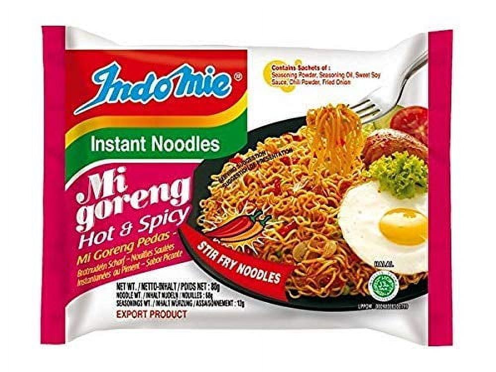 Indomie Foods Mi Goreng Instant Noodles, AD01 Halal Certified, Hot ...