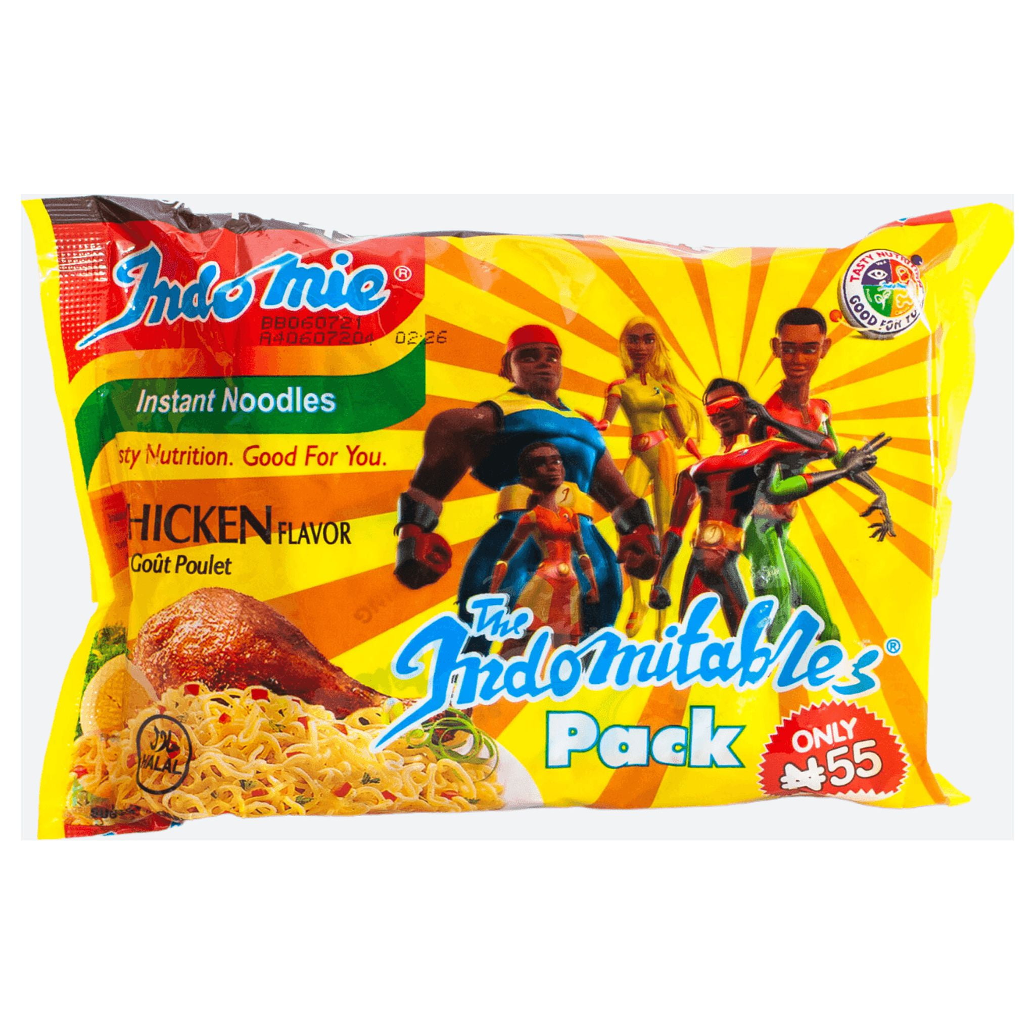 Indomie Instant Noodles Chicken Flavor The Indomitables Pack 70g