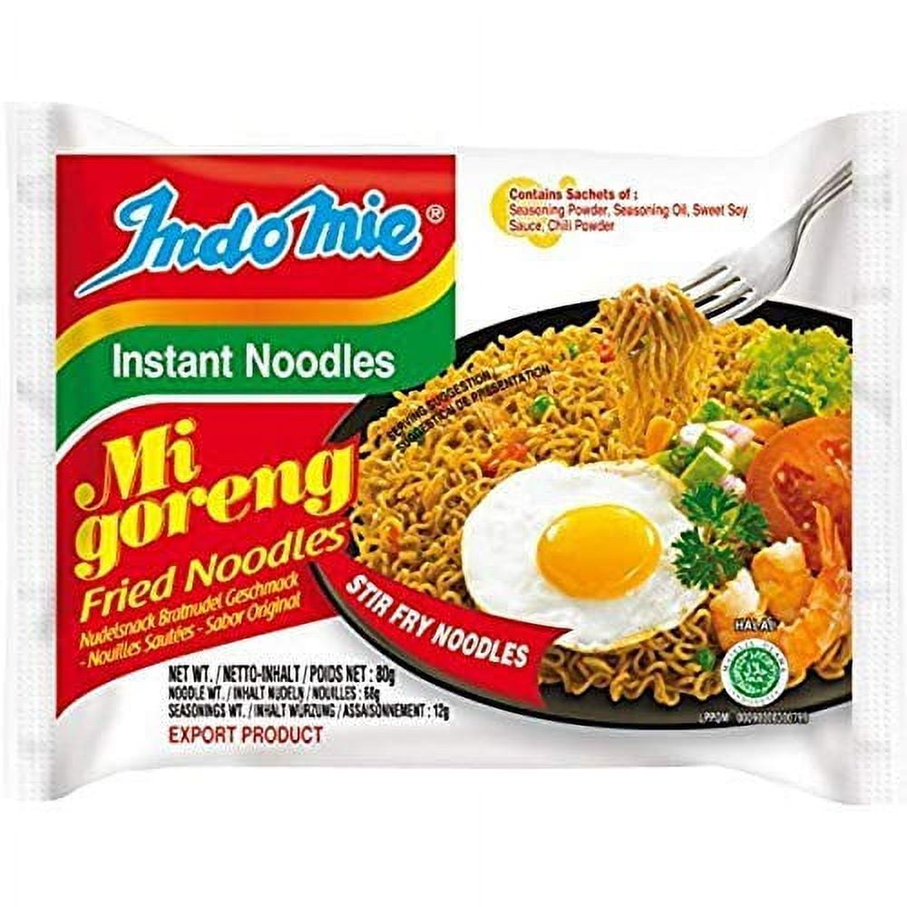 Indomie Mi Goreng Instant Stir Fry Ramen Noodles, Halal Certified ...