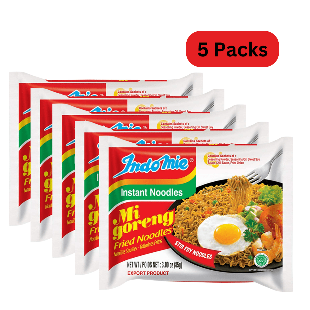 Indomie Mi Goreng Stir Fry Original Flavor Instant Noodles, 5 ...