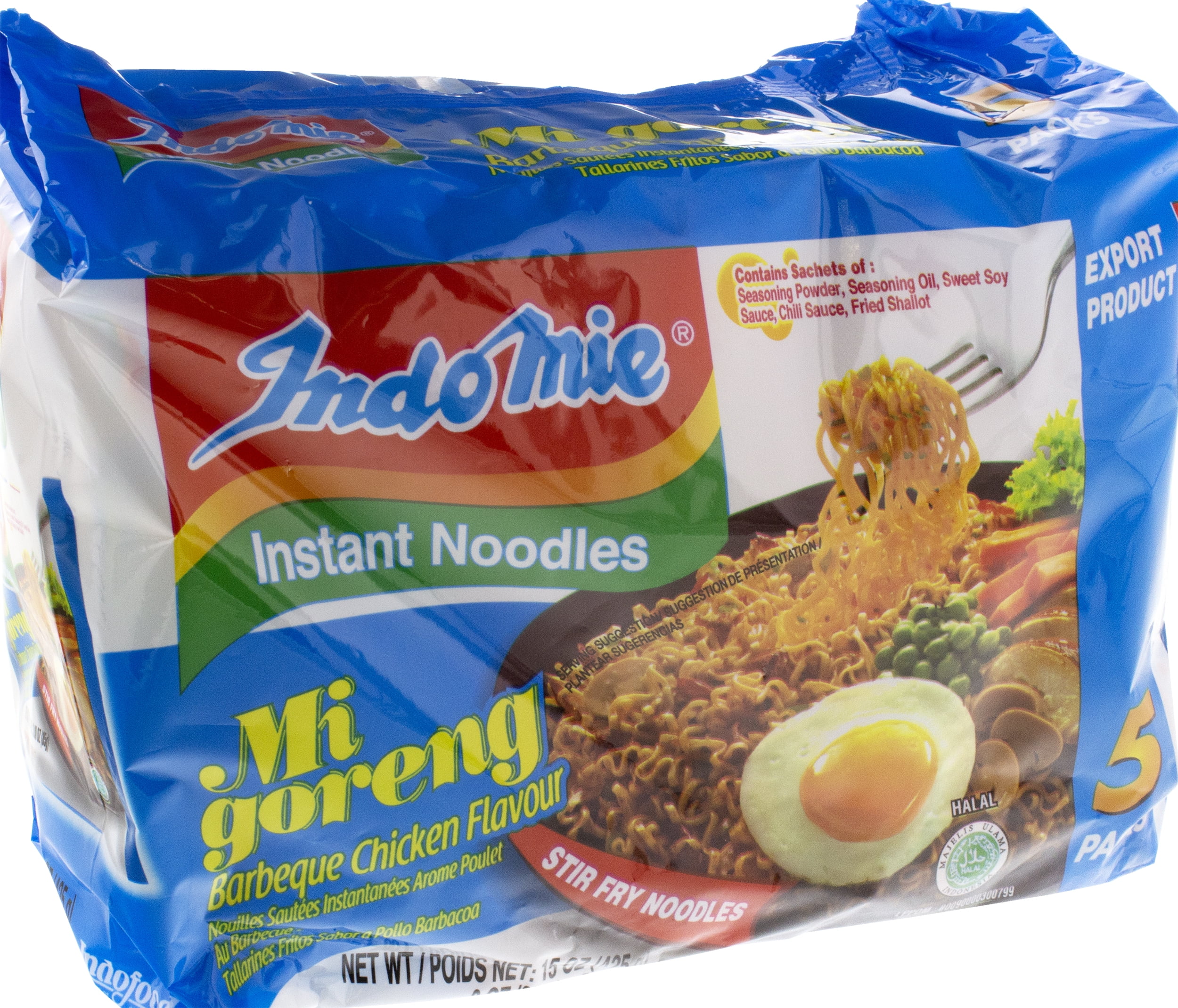 Indomie Noodle - Bbq Chicken 5x2.65oz - Walmart.com