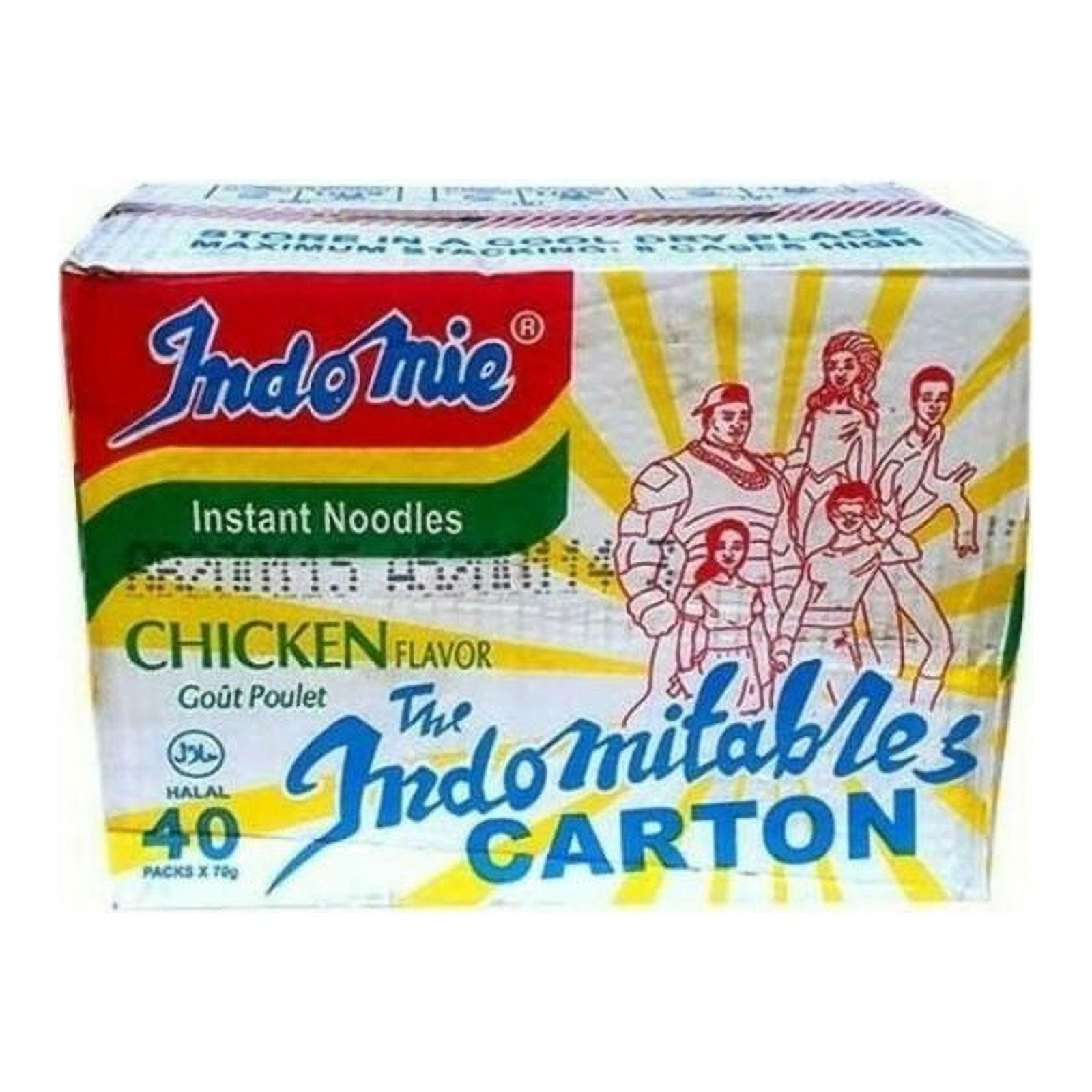 Ndibai Ethnic Foods Indomie Noodles Chicken Flavor, Case of 40 pcs - Walmart.com