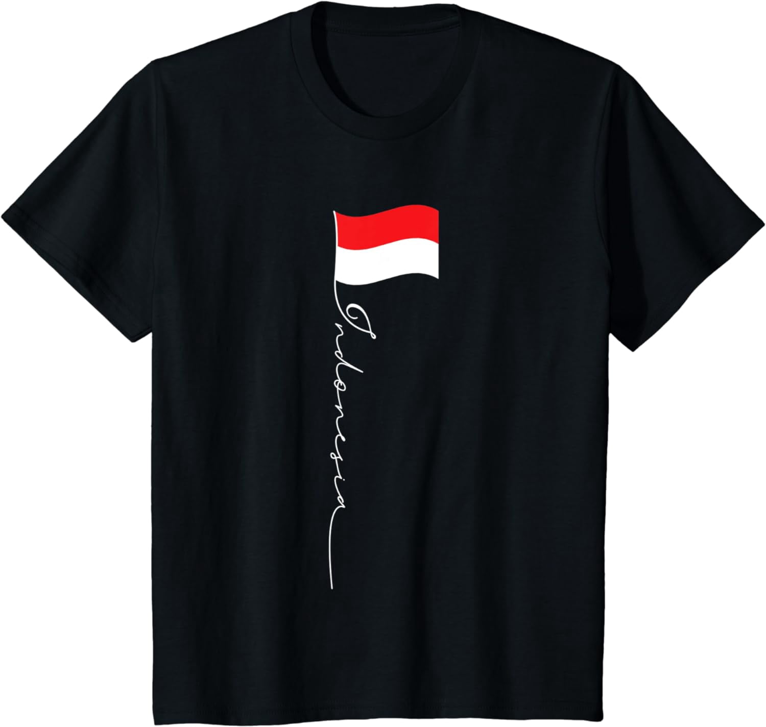 Indonesia Signature Flag Pole - Patriotic Indonesian Flag T-Shirt ...