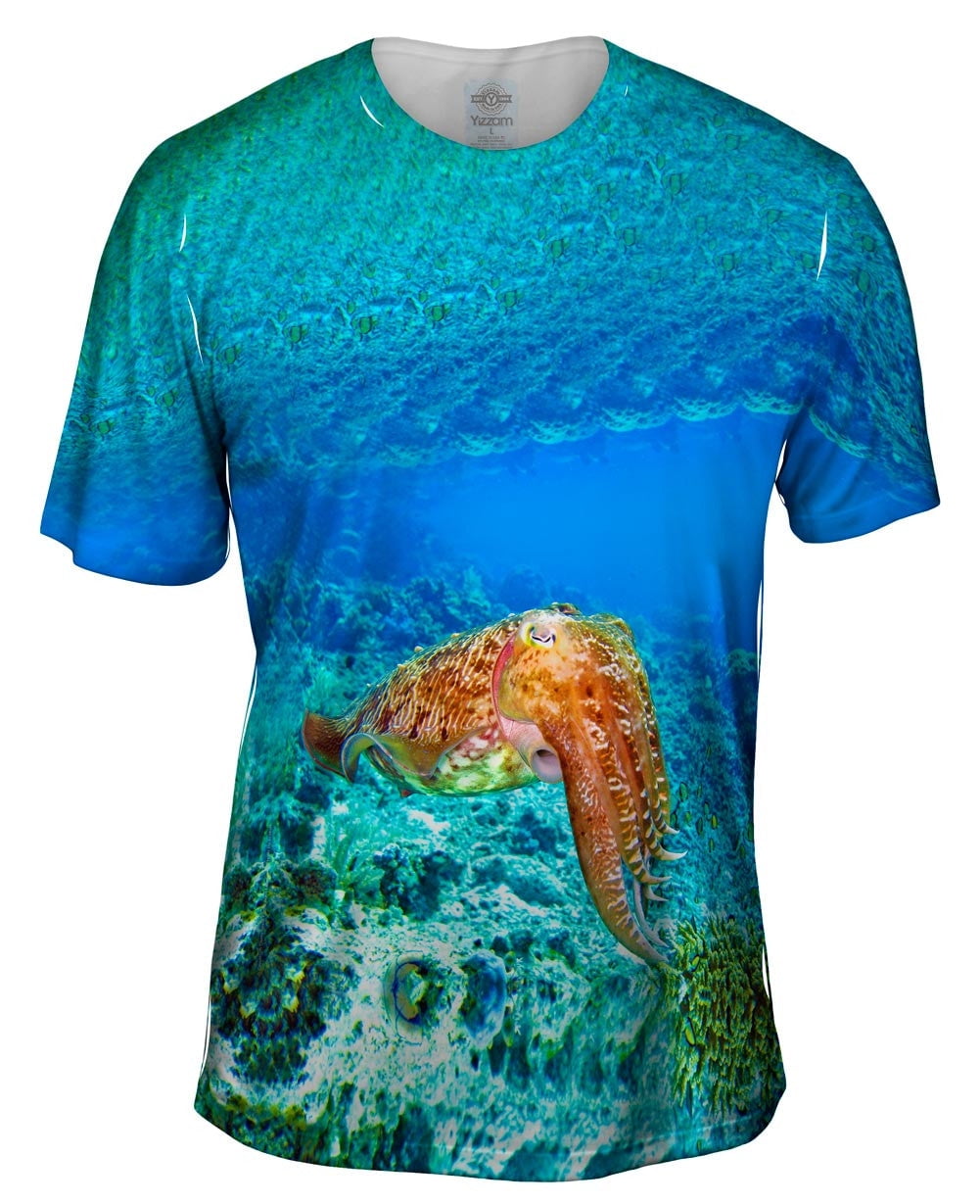 Indonesia Squid Underwater Mens T-Shirt All Over Print - Walmart.com